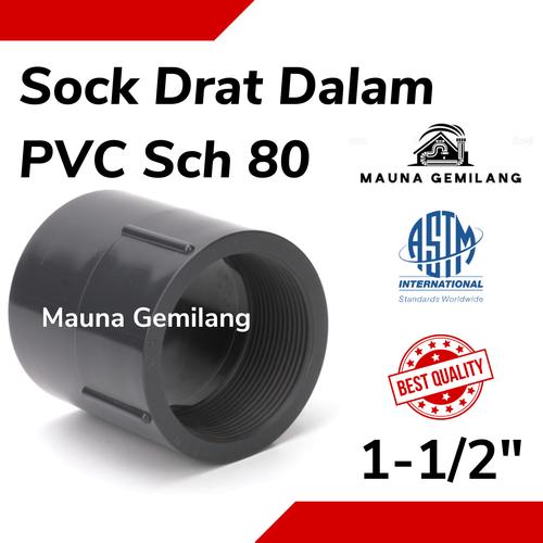 Jual Shock Drat Dalam (Female Adapter) PVC (UPVC) Sch 80 Socket x Drat ...