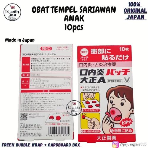 Jual Taisho Patch Obat Mulut Luka Sariawan Dewasa dan Anak Original ...