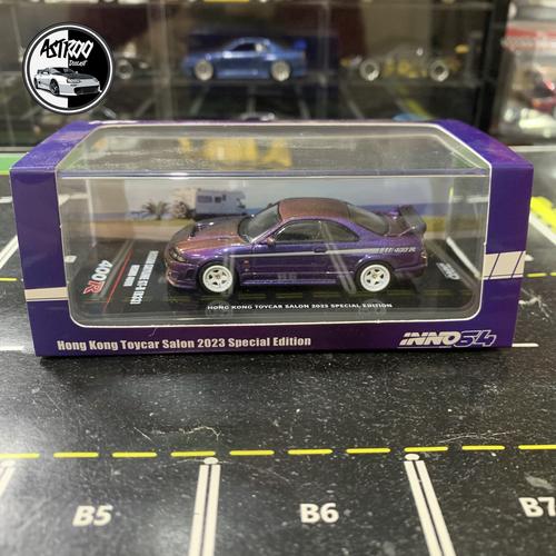 Jual Inno64 Nissan Skyline R33 400R Purple Hong Kong Toycar Salon 2023 ...
