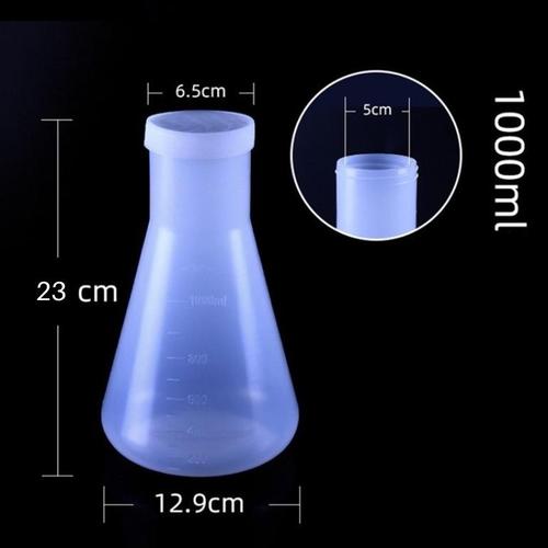 Jual Tabung Ukur Lab Ukuran Besar Bentuk Labu Kerucut Erlenmeyer Flask ...