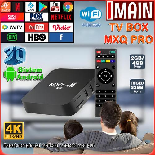Jual BST 𝒊𝑴𝒂𝒊𝒏 MXQ Android TV Box OTT 4k 5G Ultra HD STB 01 - MXQ PRO ...