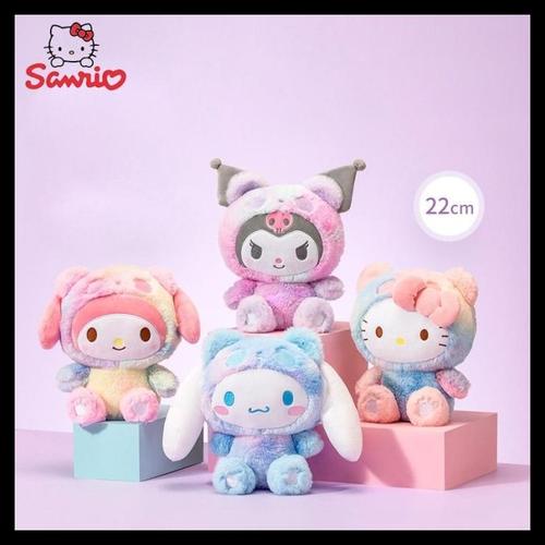 Jual Boneka New Sanrio Cinnamorol Kuromi My Melody Tie-Dye Plush Toys Cartoon Terbaru 100 % ...