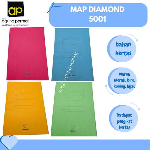 Jual Map Diamond 5001 Ukuran Folio - Biru - Jakarta Utara - Toko Agung ...