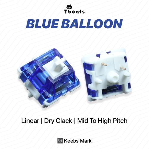 Jual Tbcats Blue Balloon Linear 63g Switch Mechanical Keyboard - Stock - Jakarta Utara ...