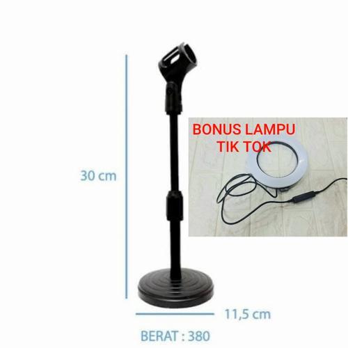 Jual Tripod Mic Stand Mic Meja ShockMount Microphone Adjustable ...