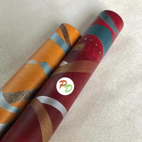 Jual Wallpaper Dinding Vinyl Gelombang Merah Maroon Gradasi Minimalis ...