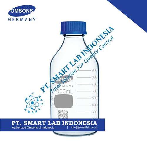 Jual 1400.100.04 BOTTLES REAGENT GL45 SCREW CAP @100ML, OMSONS - Kab ...