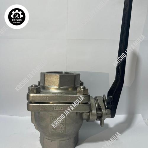 Jual Ball valve KITZ 3/4" inch DN15 Drat full bore stainless steel 304 ...