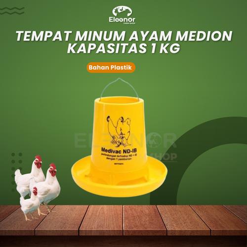 Jual Tempat Minum Ayam Ransum Wadah Pakan Ayam Broiler Doc Ukuran 1 Kg ...