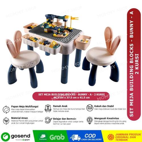 Jual SET MEJA SENSORY BUNNY KOPER BLOCK BLOCKS BONGKAR PASANG BLOK ...