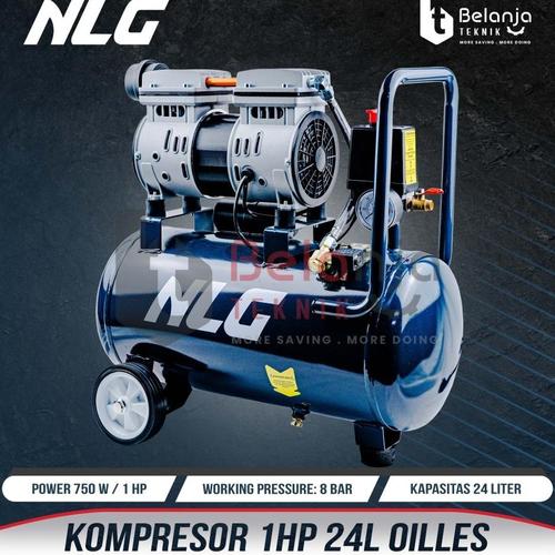 Jual Izumi NLG Mesin Kompressor Angin Portable 1HP 24 Liter Oilless Air ...