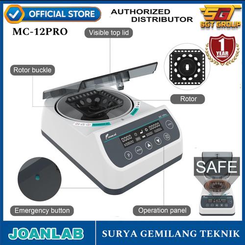 Jual High Speed Centrifuge MC12Pro Joanlab Laboratory Sentrifugal MC-12Pro - Jakarta Barat - PT ...