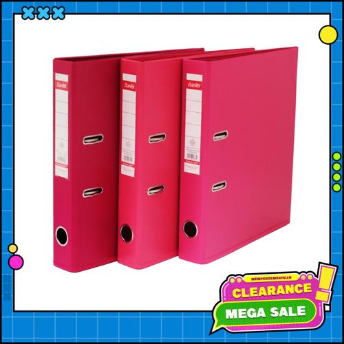 Jual Bantex Ordner A4 5cm Grape - Melon - Pink 1451V PVC Lever Arch ...
