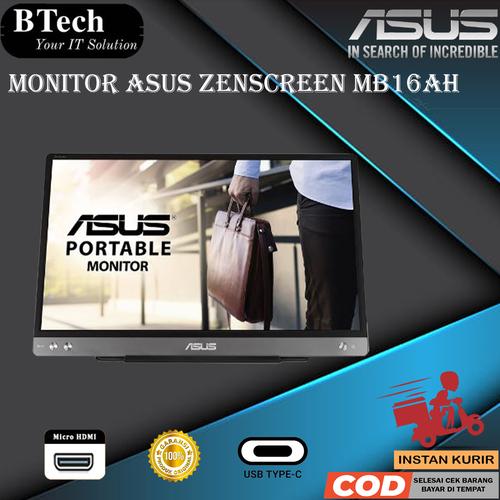 Jual Monitor Asus ZenScreen MB16AH Portable 15.6" FHD IPS 60Hz Micro ...