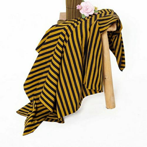 Jual Kain Tenun Lurik Kuning Hitam / Batik Lurik Kuning / Bahan Sorjan ...