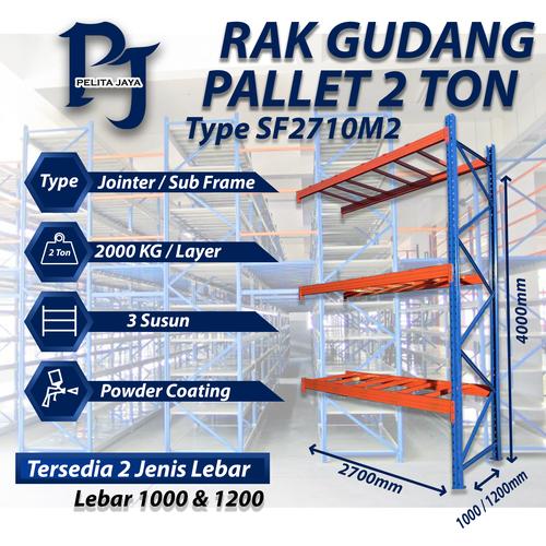 Jual PALLET RACKING 2 TON HEAVY DUTY 4 METER RAK PALET Main Frame ...