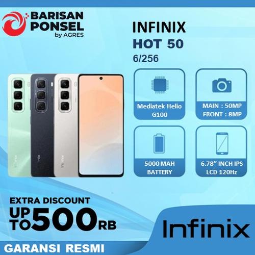 Promo Infinix Hot 50 NFC 6/256GB Garansi Resmi Infinix Indonesia ...