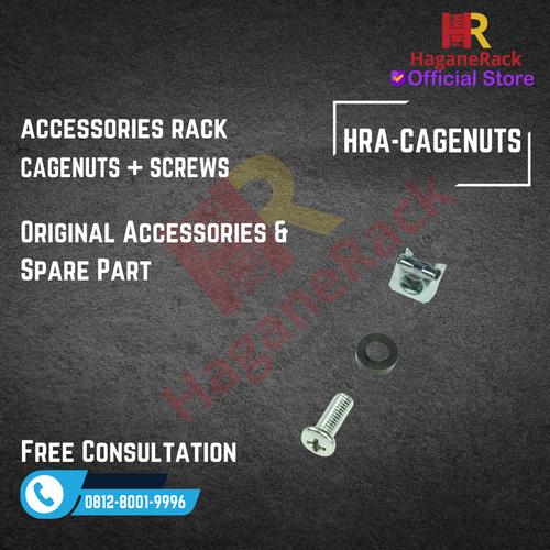 Jual CAGENUT AND SCREW M06 - MUR BAUT CLOSE RACK RAK SERVER HAGANERACK ...