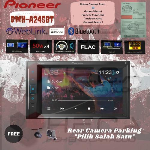 Jual Pioneer DMH-A245BT Head Unit Double Din DMH A245 BT Tape Audio + Cam - Kota Depok - High ...