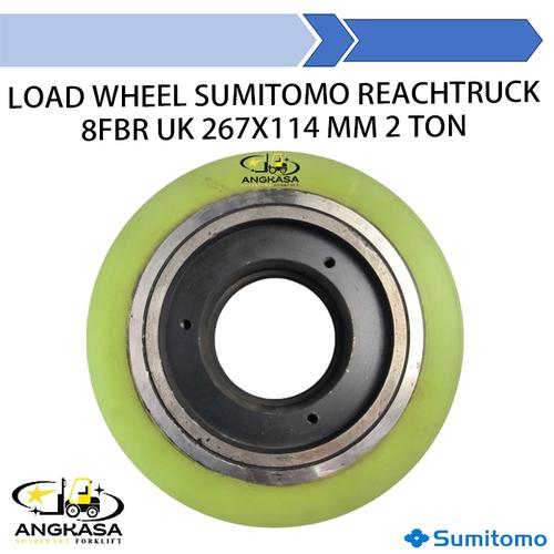 Jual Roda Depan Load Wheel Forklift Sumitomo Reachtruck 2 Ton 267x114 ...