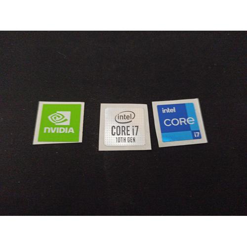 Jual Stiker Laptop Intel Core i7 Original Gen 10 Comet Lake Gen 12 ...