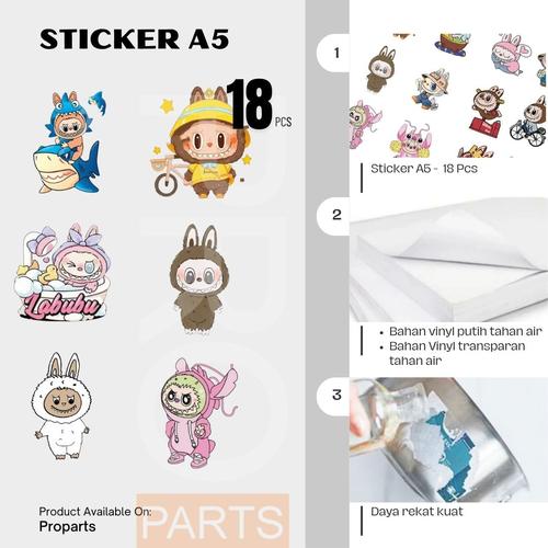 Jual Label Sticker Pack Tema Labubu / Genshin / Princess / Fairy ...