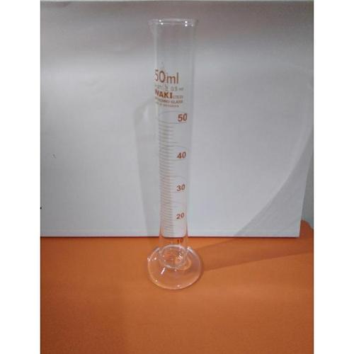 Jual Gelas Ukur Kaca 50ML Iwaki. 3022-50. Measuring Cylinder 50ML Iwaki ...