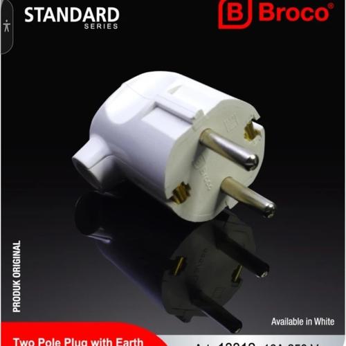 Jual Steker Plug Arde 2 Pin 16A Broco - Kabel Bawah - Jakarta Pusat ...