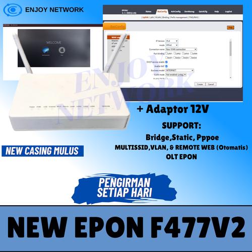 Jual ZTE EPON F477 - Dengan Adaptor - FW F477 DGN ADP - Kab. Purwakarta ...