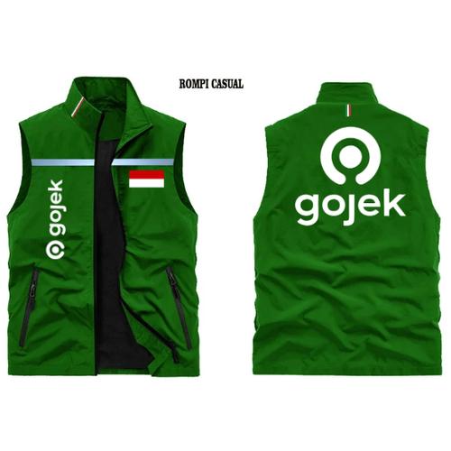 Jual Rompi Ojol Gojek | Rompi Vest Driver G Ojek | Rompi Taslan | Rompi ...