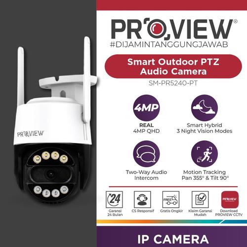 Jual PROVIEW SMART OUTDOOR PTZ WI-FI IP CAMERA SMART HYBRID NIGHT ...