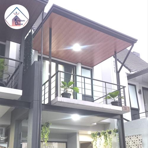 Jual KANOPI BALKON ATAP ALDERON DOUBLE LAYER KOMBINASI PLAFON PVC ...