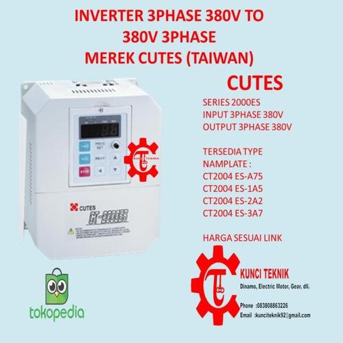 Jual Inverter Cutes 5 3.7 Kw Tain In 380v 3phase Out 380v 3phase - Kota ...