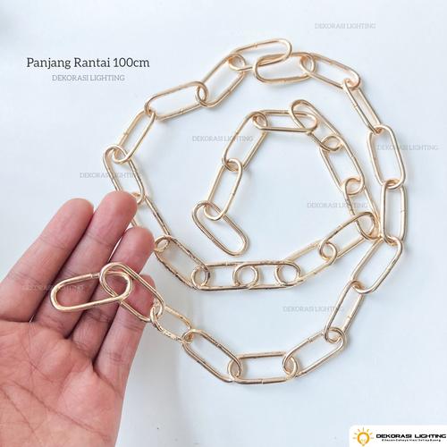 Jual Rantai gold 3mm untuk lampu gantung kristal dekor - Jakarta Pusat - DEKORASI LIGHTING ...
