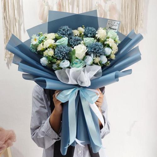 Jual Buket Bunga Artifisial Premium mix large [PROSES CEPAT] lamaran /ulang tahun /anniversary ...