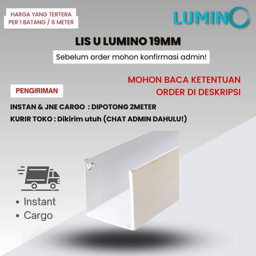 Jual Aluminium Profile Lis U Aluminium 19MM Lumino - Cokelat - Kota ...