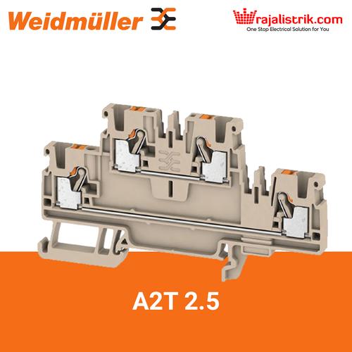 Jual WEIDMULLER TERMINAL BLOCK DOUBLE PUSH IN 2,5MM A2T 2.5 [1547610000 ...