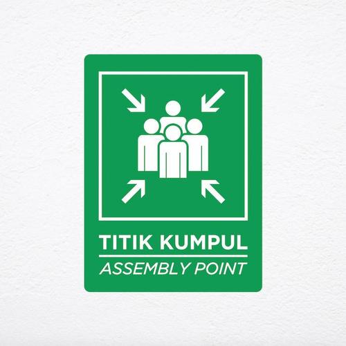 Jual Titik Kumpul Assembly Point | Sign Board Akrilik | Sign Label ...