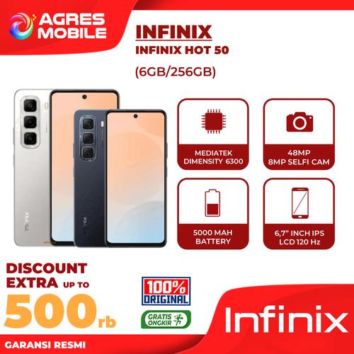 Promo INFINIX HOT 50 NFC 6/256GB GARANSI RESMI INFINIX INDONESIA - GREY ...