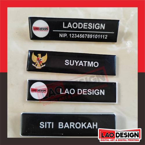 Jual Name Tag Costum - Name Tag Resin - Name Tag Murah - Name Tag Dada ...