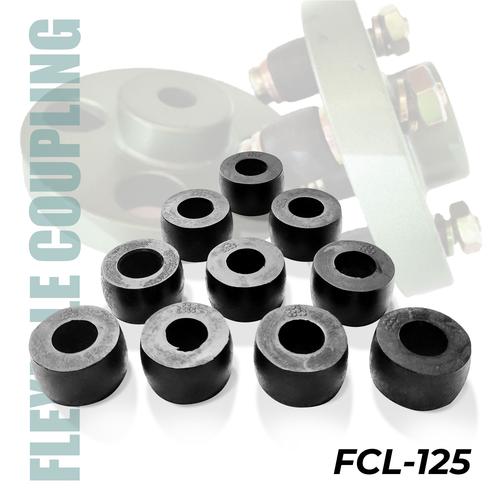 Jual OsanO - Karet Kopling FCL Flexible Coupling FCL 125 - Karet NBR, 4 ...