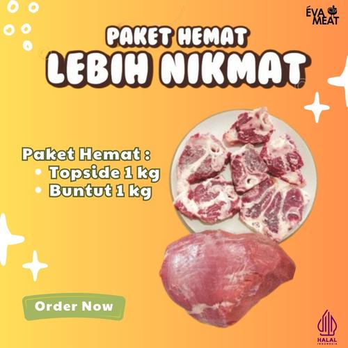 Jual Paket Diskon Daging Sapi + Buntut Sapi / Paket Topside Oxtail ...