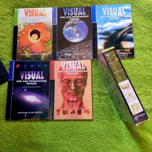 Jual ORIGINAL BUKU 1 SET ISI 5 BUKU VISUAL ILMU DAN PENGETAHUAN POPULER ...