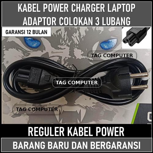Jual KABEL POWER CHARGER ADAPTOR LAPTOP ASUS ROG PIN 3 LUBANG ORI ...