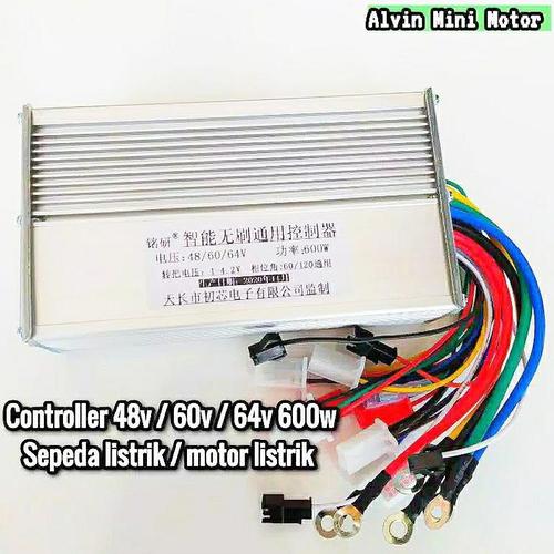 Jual CONTROLLER SEPEDA LISTRIK 48V 60V 64V 600W 30A KONTROLER MOTOR LISTRIK MOLIS SPAREPART ...