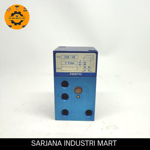 Jual Control Block For Two Hand Pneumatic FESTO ZSB-1/8 (1/8 ...
