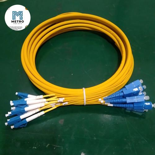 Jual Cable Bundle Fiber Optic 12 Core LC UPC to SC UPC Singlemode 7mm ...