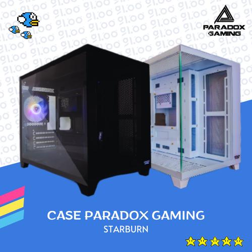 Jual Paradox Gaming Fenrir V2 Black & White Free 1 Fan ARGB | Casing PC M-ATX | CPU PC Case ...