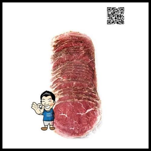 Jual Smoked Beef Pastrami Sliced- Daging Sapi Asap 500G Harga Promo ...