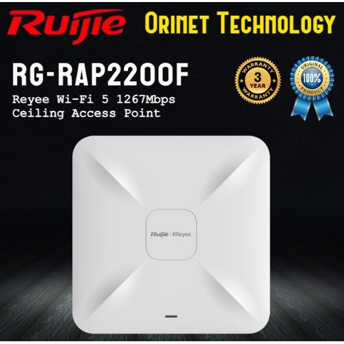 Jual RG-RAP2200(F) Reyee Wi-Fi 5 1267Mbps Ceiling AP - Jakarta Pusat ...